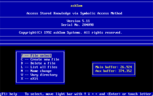 AskSam – Obsolete Thor